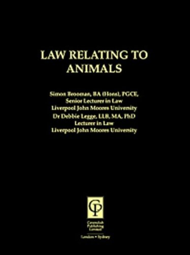 Amazon.com: Law Relating To Animals: 9781859412381: Legge, Debbie ...