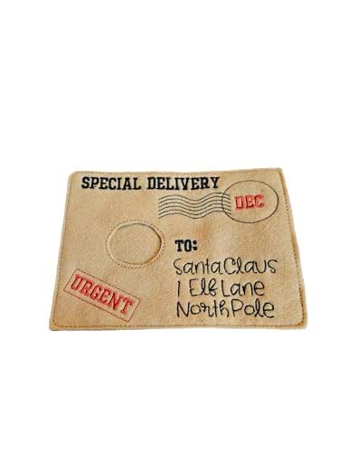 Amazon.com: Elf Mail Departure Envelope, Farewell Elf Delivery Envelope ...