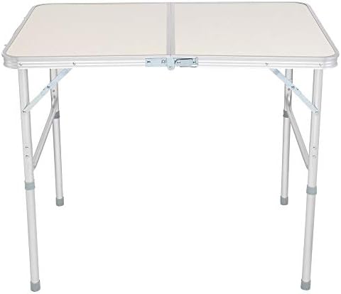 Amazon.com: Lovinland Aluminum Folding Table, Portable Camping Table 3 ...