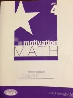 Motivation Math Level 4: Mentoringminds.com: 9781938935657: Amazon.com ...