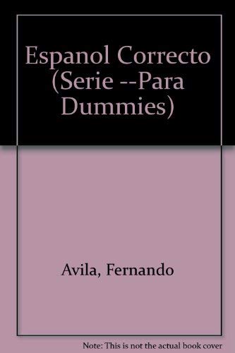 Espanol Correcto (Serie -Para Dummies) (Spanish Edition): Fernando ...