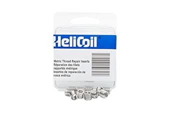 HelicoilR1084-6 Inserto helicoidal, 304SS, M6x1, PK12 : Amazon.com.mx ...