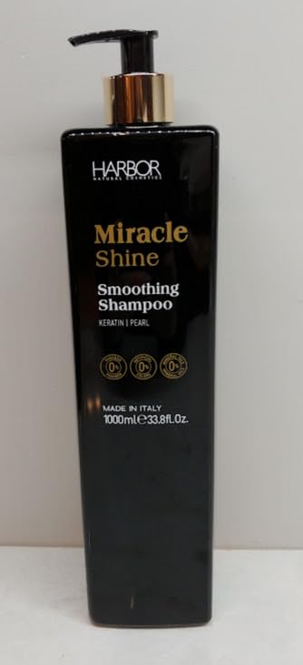 Amazon.com : HARBOR NATURAL COSMETICS, MIRACLE SHINE, SMOOTHING SHAMPOO ...