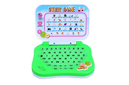 Learning Laptop for 3+ Years Babies Alphabet and Number Leaning Battery ...