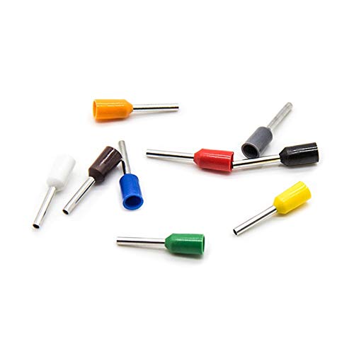 Davitu 1000pcs Tubular Wire Cold Pressure Terminal E0508 E7508 ...