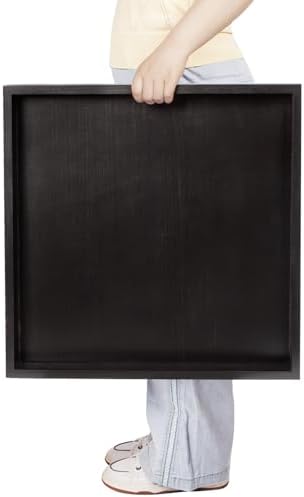 Amazon.com: Extra Large Square Ottoman Table Tray 24" x 24" x 2 ...