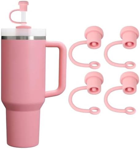Amazon.com: 6 Pack Adjustable Silicone Straw Toppers, Food-Grade ...