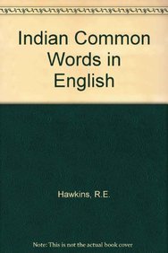 Common Indian words in English: Hawkins, R. E: 9780195616286: Amazon ...