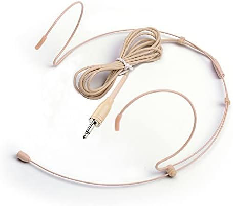 Sujeetec Microphone Headset Discreet Headworn Earset Over Ear Mic for ...