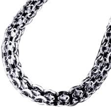 Amazon | [ピンプコード]Pimp Code ステンレス ダブル オーバル ネックレス 55cm | ネックレス 通販