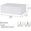 Amazon.com: MUMUPACK White Gift Box,10x7.3x3.5 Gift Boxes With Lids For Presents Includes Ribbon ...