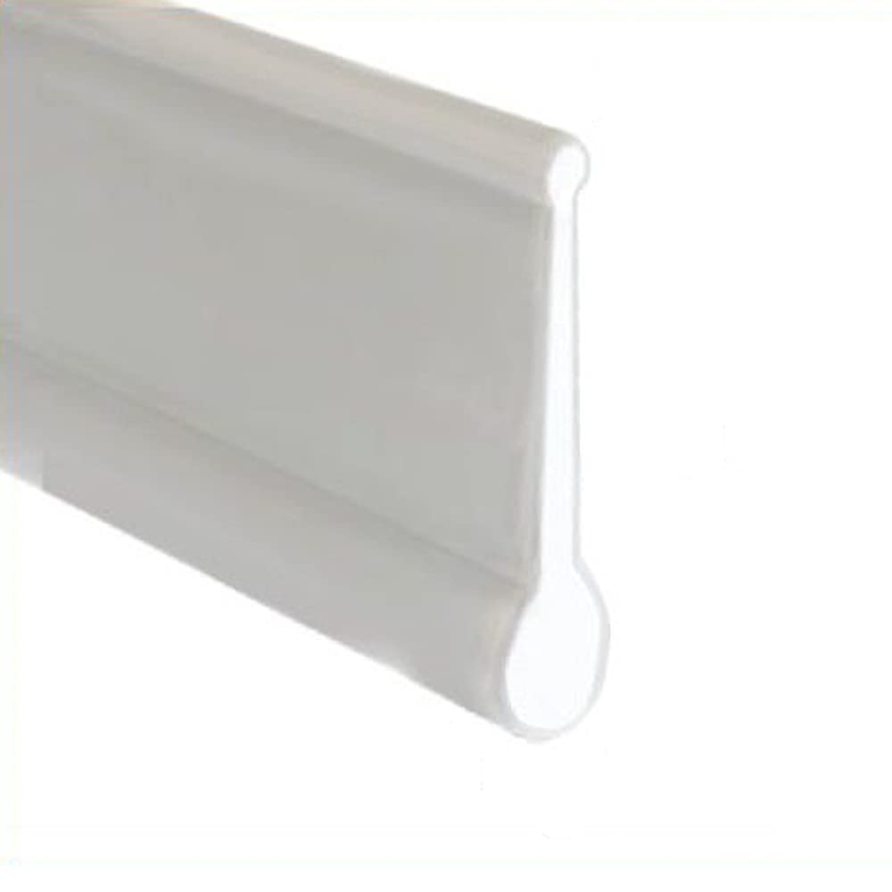 White Soft Flexible Rubber Shower Seal | for Bi Folding Doors & Shower ...