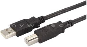 Amazon.com: USB Data Sync Cable Cord Lead for HP Laserjet CP1025nw A4 ...
