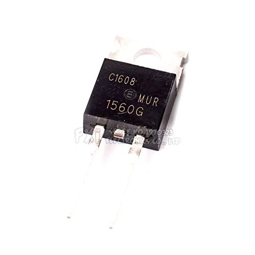 10pcs MUR1560G TO-220 MUR1560 TO220 U1560 Ultra Fast Recovery ...