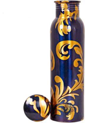 Radhika Enterprises R.E Pure Tambe Ki Bottle ROYAL BLUE Water Bottle ...
