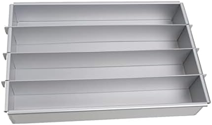 Battenberg Cake Tin, 10 x 6" Non-Stick Battenburg Cake Tin, Adjustable ...