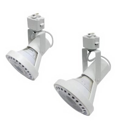 Lytespan Gimble Ring Track Lighting Fixture, 19 watt PAR38 Lamp ...