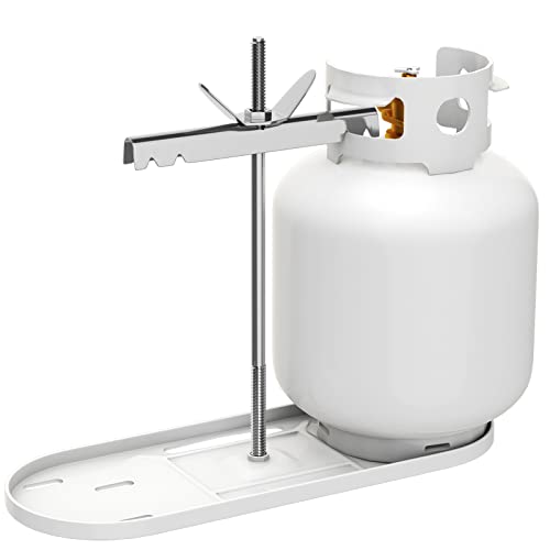 Snapklik.com : RVMATE RV Dual Propane Tank Mounting Rack For 20 Lbs Tanks