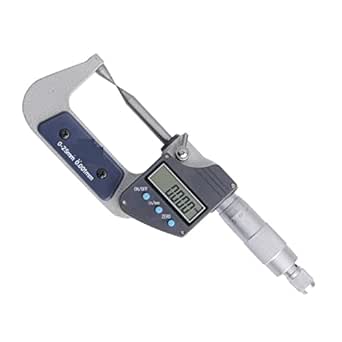Amazon.co.jp: 0-25mm 0.001mm Digital Double Point Outside Micrometer ...
