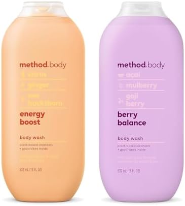 Amazon.com : Method Body Wash Variety Pack - Energy Boost 18 fl oz ...