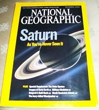 National Geographic magazine December 2006 -SATURN as You've never seen ...