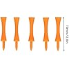 Amazon.com: 100Pcs Plastic Golf Tees, Reusable Bulk Professional Height ...