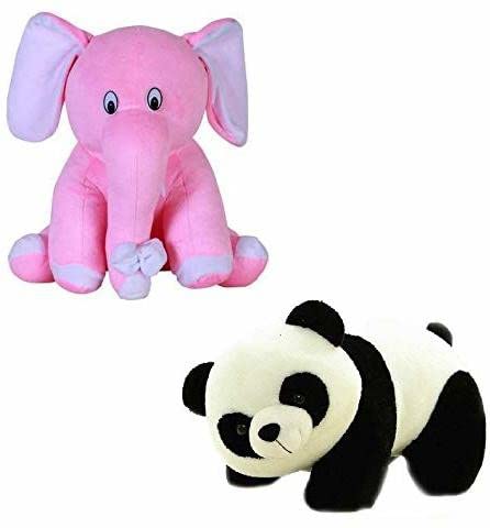 Buy Nihan Enter[prises Yellow Big Ear Elephant Stuffed Soft Plush Toy ...