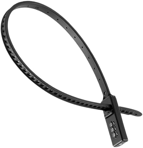 Zip Tie Bike Lock 60cm Recodeable Combination Lock with Stainless Steel ...