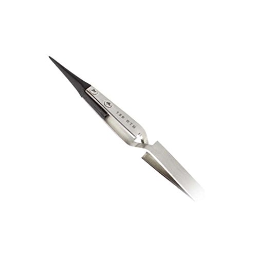 Tweezer - Straight - Soft Tip - Three Star 5" Carbofib Reverse Action ...