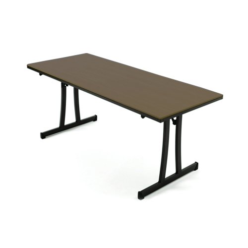 Amazon.com: MityLite Reveal Table, 30" x 60", Studio Teak : Home & Kitchen