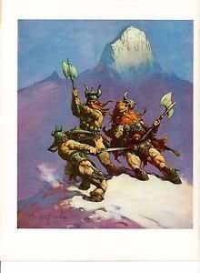 Amazon.com: Frazetta 1975 Full Color Plate Snow Giants by Frank ...