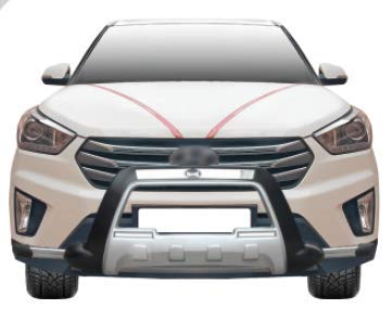 Welcome Auto Blaze Guard Compatible for Hyundai Creta : Amazon.in: Car ...