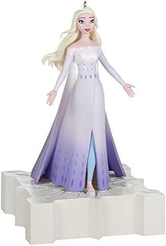 Amazon.com: Hallmark Disney's Frozen Blown Glass Elsa Christmas Tree ...