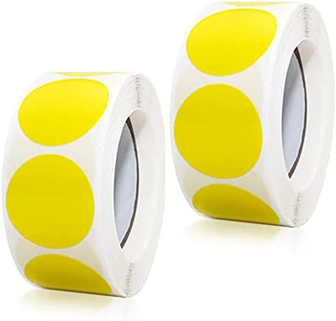 Coloured Dot Stickers Round Color Coding Dot Labels 1 Inch 25mm Self ...