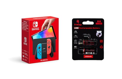 Nintendo Switch Oled Handheld Console Game Bundled With X-Ninja AA ...
