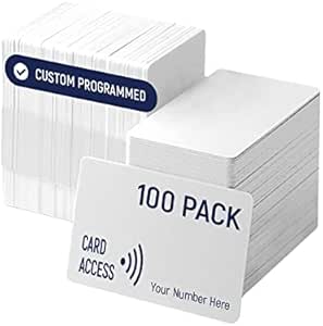 Amazon.com: Custom Prox Cards for HID Access Control Standard 37 bit ...