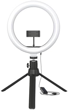DIGITEK® (DRL-14C) 14 Inch LED Ring Light with 5ft Stand & Smartphone ...
