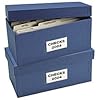 Amazon.com: Park Forms USA ABC Check Storage Box w/ 12 Dividers, 5" x 9 ...