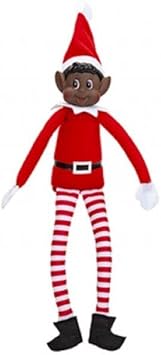 Amazon.com: Christmas Elf Behaving Badly Plush Toy | Novelty Long Bendy ...