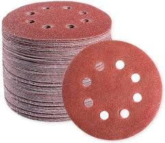 5 Inch Round Sanding Disc for 8 Holes and Orbital Sander Round Sand ...
