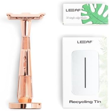 Amazon.com: Leaf Shave | The Twig Razor Set, Rose Gold - Includes 1x ...