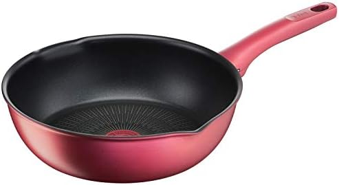 Amazon.com: ティファール(T-fal) Tefal G26277 Stir-fry Pot, 10.2 inches (26 cm), Deep Frying Pan, With ...