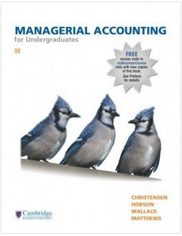 N MANAGERIAL ACCT.F/UNDERGRAD.-W/ACCE: Theodore E. Christensen, L ...