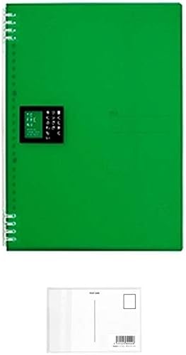 Amazon | キングジム リングノート テフレーヌ A4 緑 9856TTEミト + 画材屋ドットコム ポストカードA | ノート | 文房具・オフィス用品