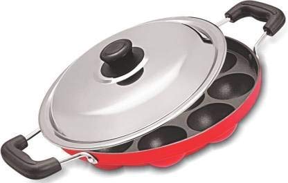 HENNOX Aluminium Non-Stick Appam Maker/Appam Patra/Appam pan/Litti ...