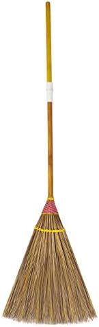 Amazon.com: Natural Coconut Leaf Broom - 61 Inch, Multi-Surface Outdoor ...