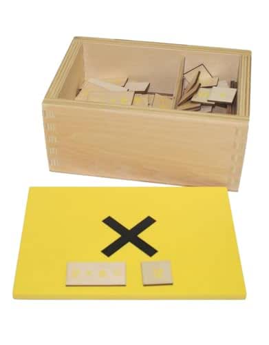 Amazon.com: MONTESSORI Multiplication Equations and Products Box ...
