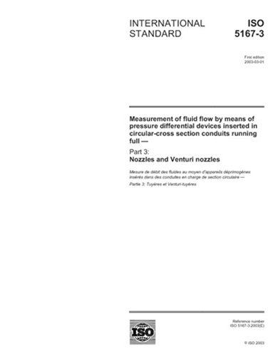 ISO 5167-3:2003, Measurement of fluid flow by means of pressure ...
