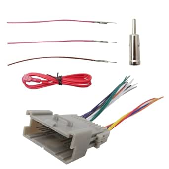 Amazon.com: Car Radio Wiring Harness w/Antenna Adapter Stereo CD ...