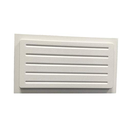 Buy Crawl Space Foundation Vent Cover Outward ed (White, 13" Height x ...